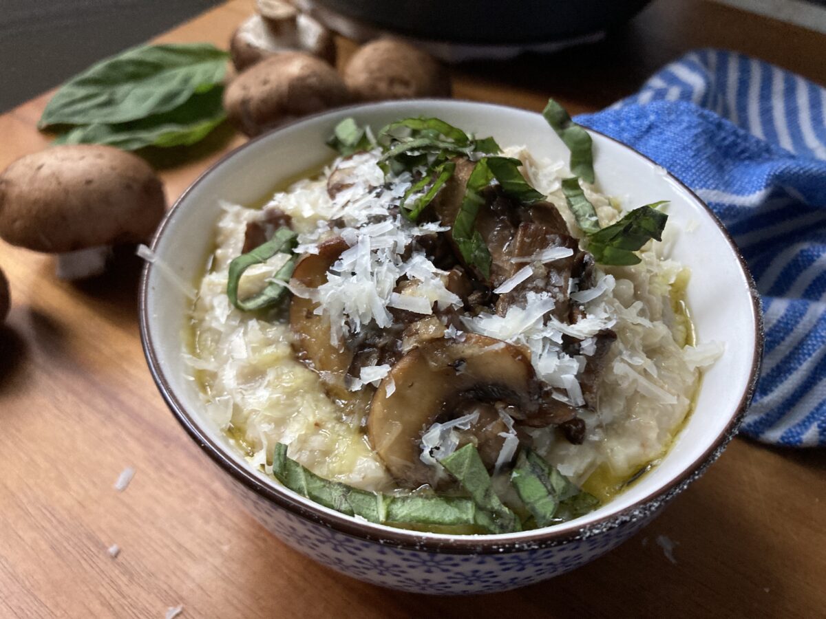 How to Make Oatmeal – Savory Mushroom Oatmeal - Cook with Erica