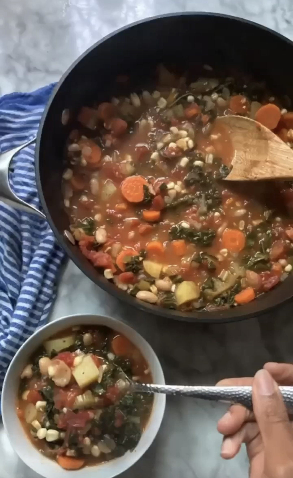 Hearty & Healthy Vegetable Soup – How to Make Vegetable Soup - Cook ...