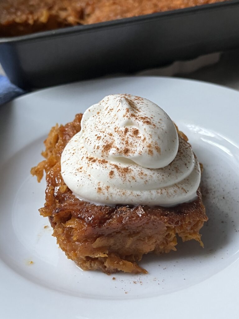 Sweet Potato Pone (Baked Sweet Potato Custard) - Cook with Erica